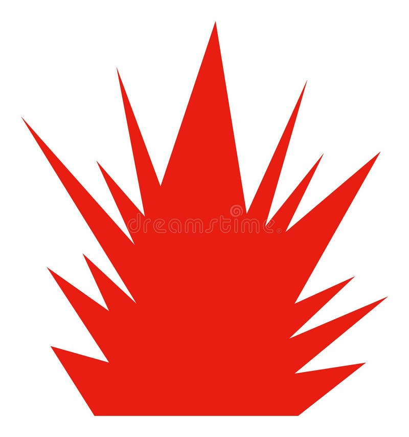 Vector Bang Flat Icon Image Stock Vector - Illustration of explode ...