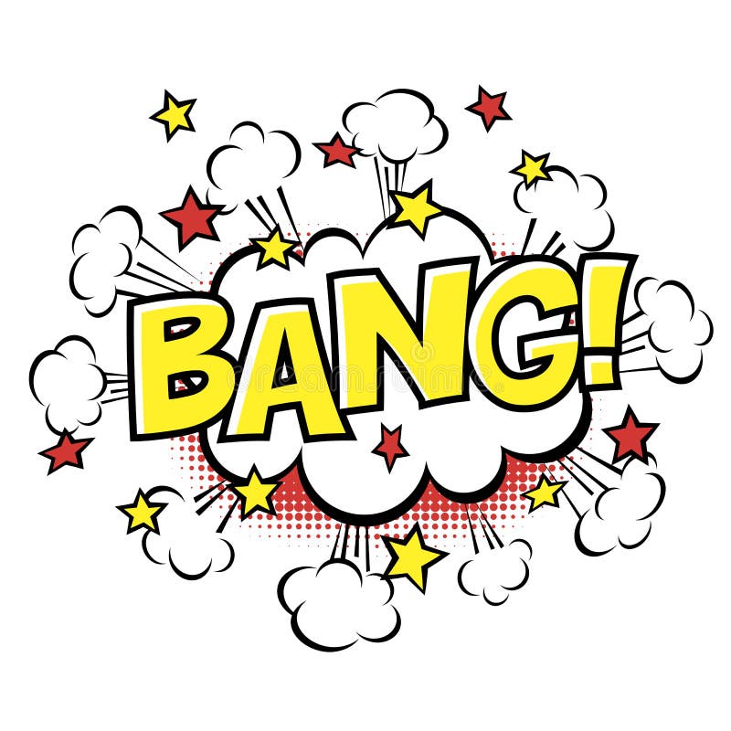 BANG! Comic Sound in Speech Bubble. Comic Text. Vector Bubble Icon ...