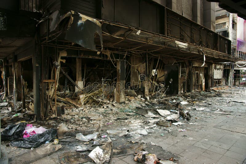 Bangkok arson editorial photography. Image of smoke, thaksin - 14410247