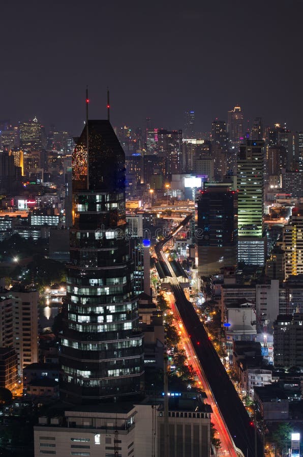 Bangkok city stock image. Image of skyscraper, panoramic - 30083485