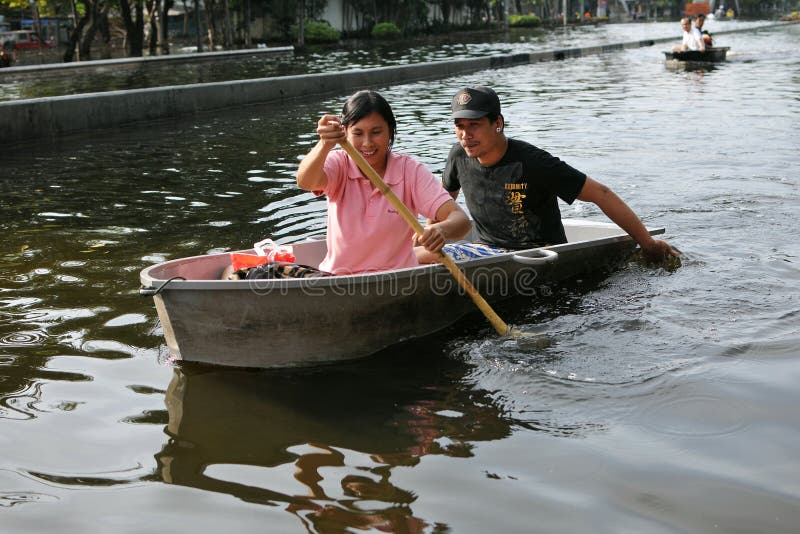 Flood Rescue editorial image. Image of evacuated, flooding - 25181630
