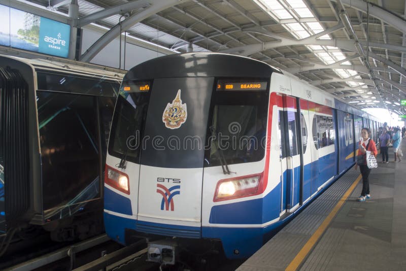 Bangkok Mass Transit System (BTS) Public Skytrain at BTS Sky Train ...