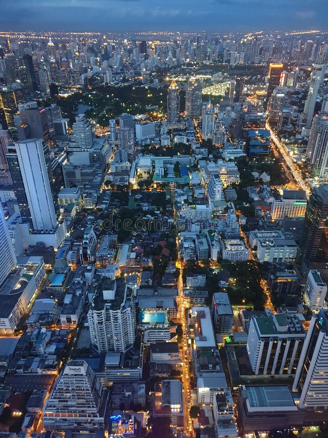 Bangkok night light editorial image. Image of night - 151779465