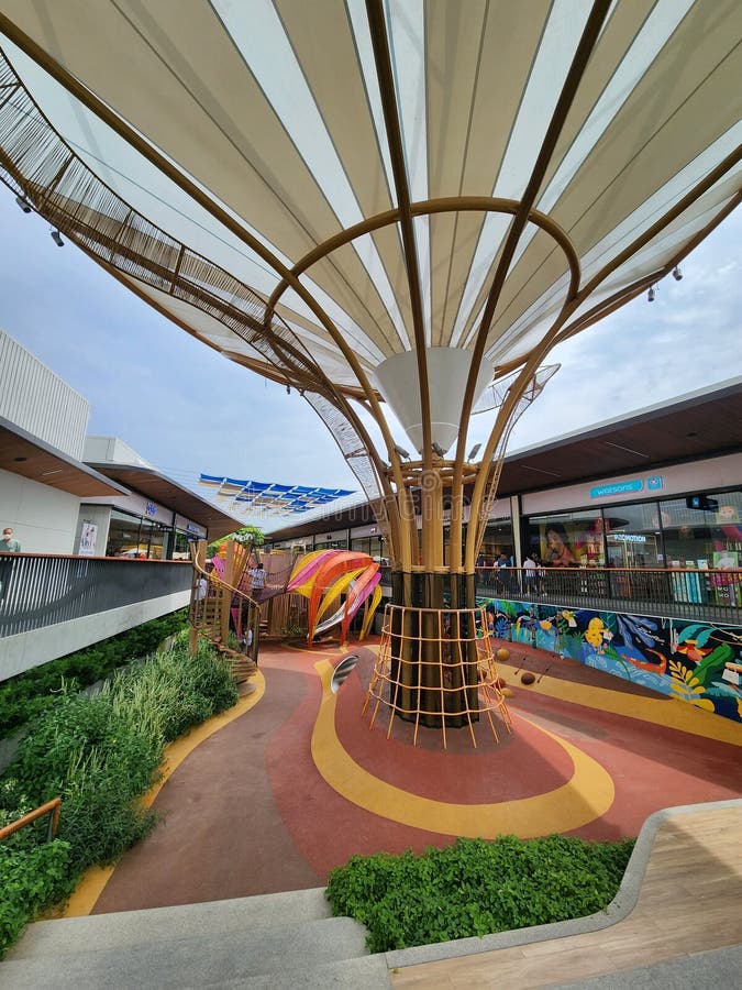 Playground in Bangkok Premium Outlets Thailand Stock Image - Image of ...