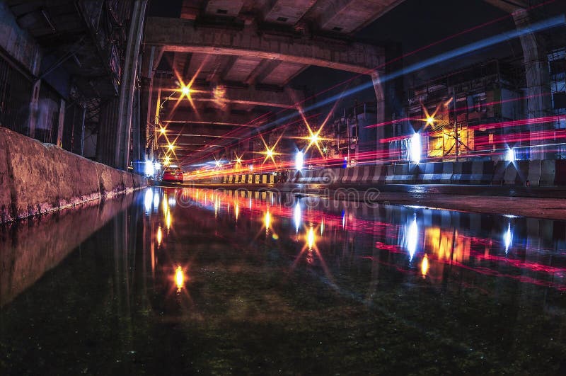 Bangkok road reflection stock image. Image of thailand - 91065045
