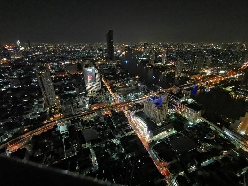 Bangkok& X27;s Skyline from Top of the Building Called the Dome at ...