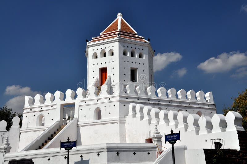 Bangkok, Thailand: 1782 Phra Sumane Fort Stock Photo - Image of ...