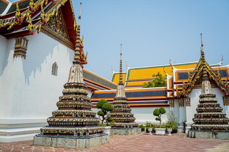 BANGKOK, THAILAND - 07 August, 2023: Buddhist Temple in Bangkok ...