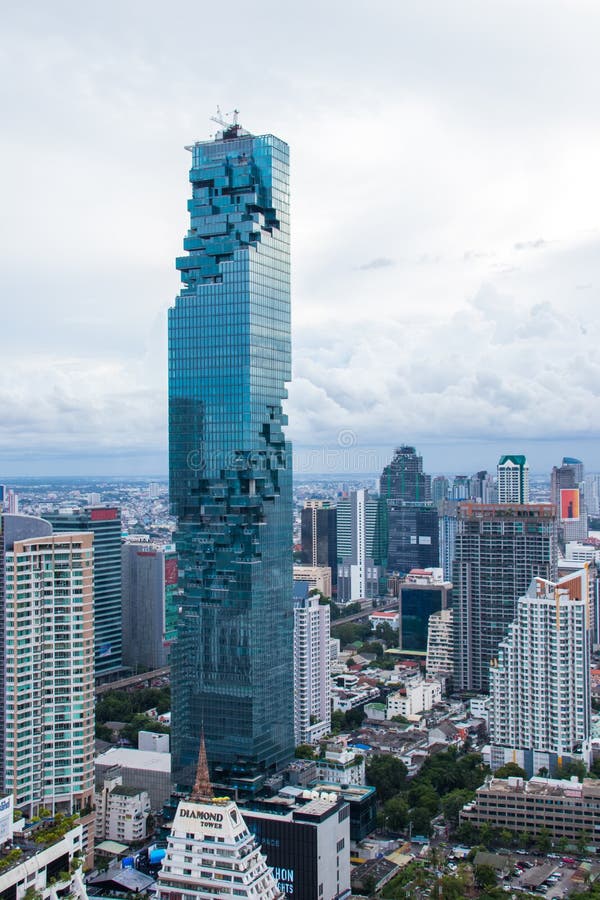 BANGKOK, THAILAND - AUGUST 31, 2016: at MahaNakhon Skyscraper in ...
