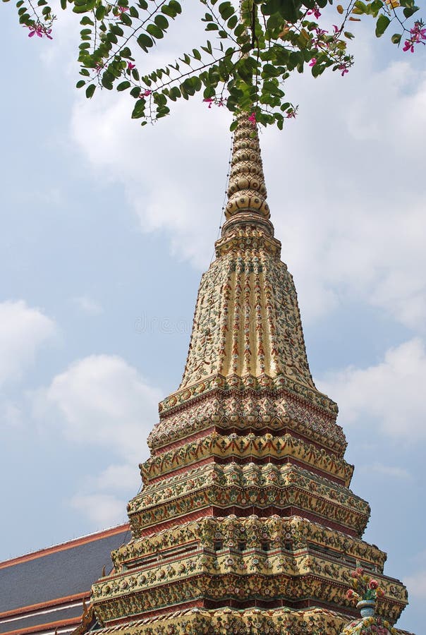 Colourful Temple Spire Bangkok Thailand Stock Photo - Image of thailand ...