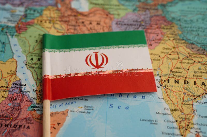 Bangkok, Thailand December 10, 2023 Iran in World Map Paper Editorial ...