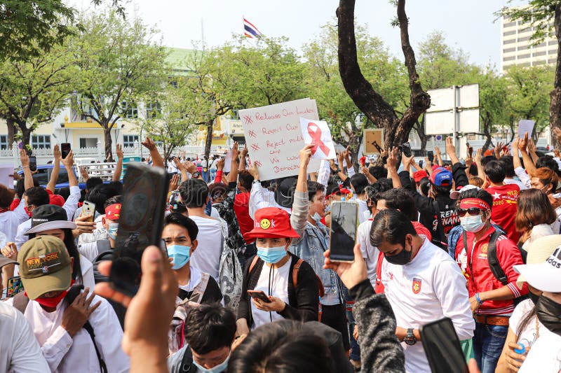 The Many Myanmar Protesters To Protest Against The Military Coup And