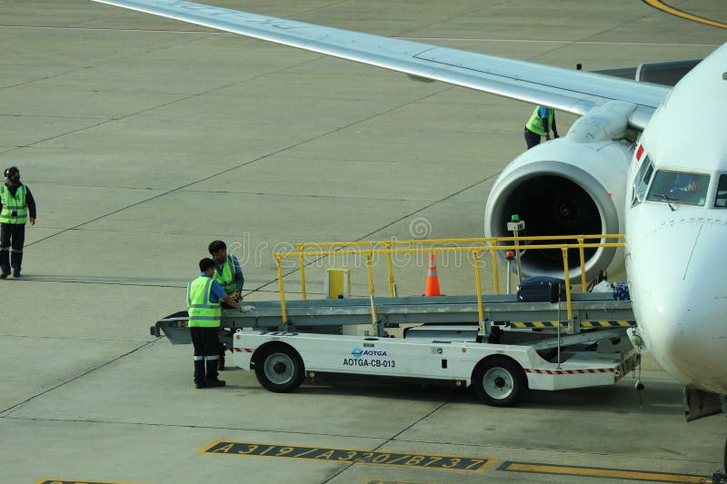 Bangkok, Thailand on July 9, 2023. Loading Process into the Unit Load ...