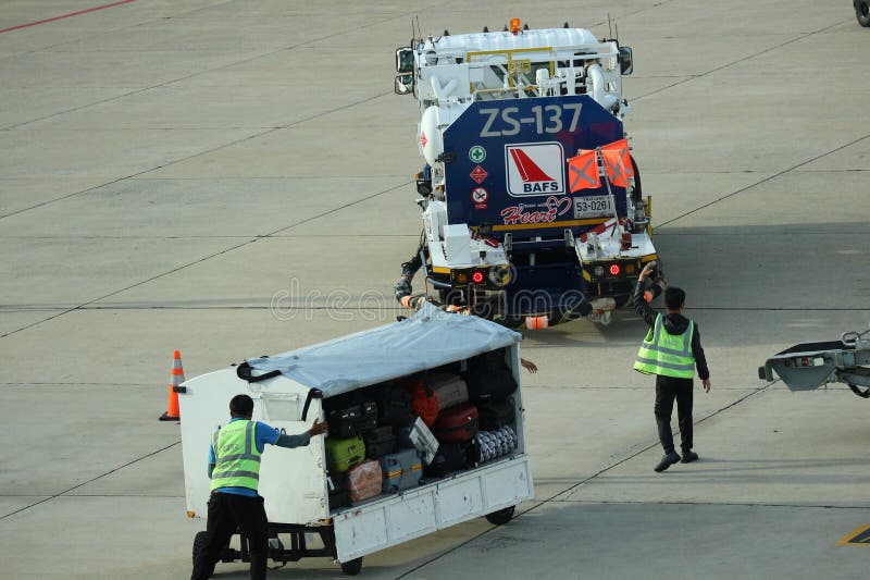 Bangkok, Thailand on July 9, 2023. Loading Process into the Unit Load ...