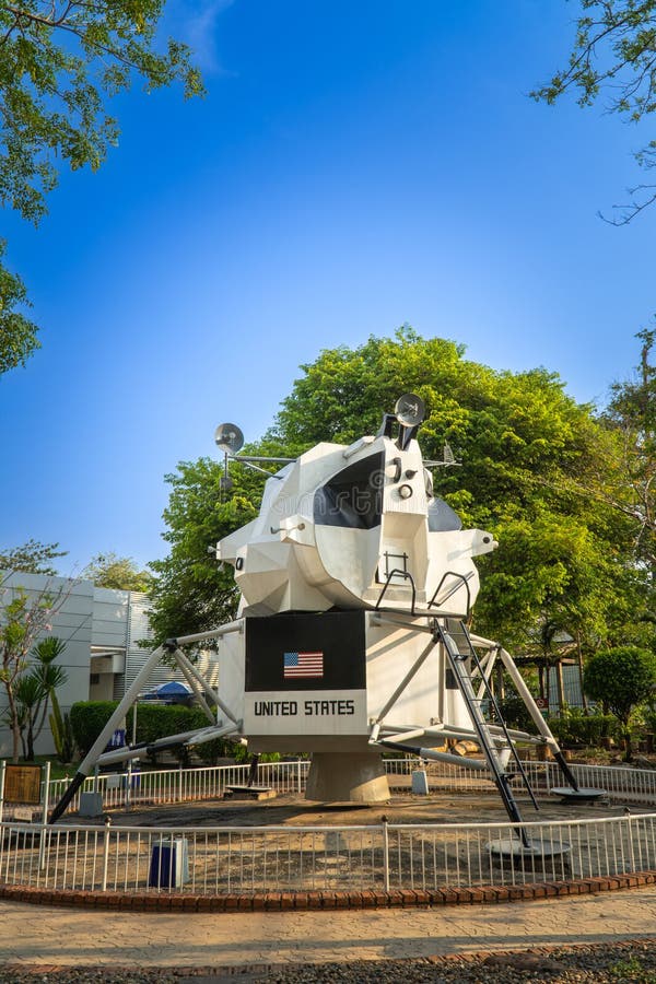 Bangkok, Thailand - Jun 15,2024. a Replica of Apollo 11 is on Display ...