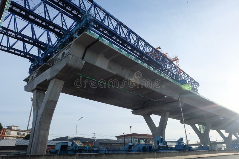 Bangkok, Thailand - June 15, 2024: Highway Construction, Transportation ...