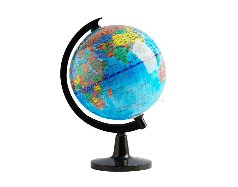 Bangkok, Thailand May 15, 2023 Globe World Model Isolated on White ...