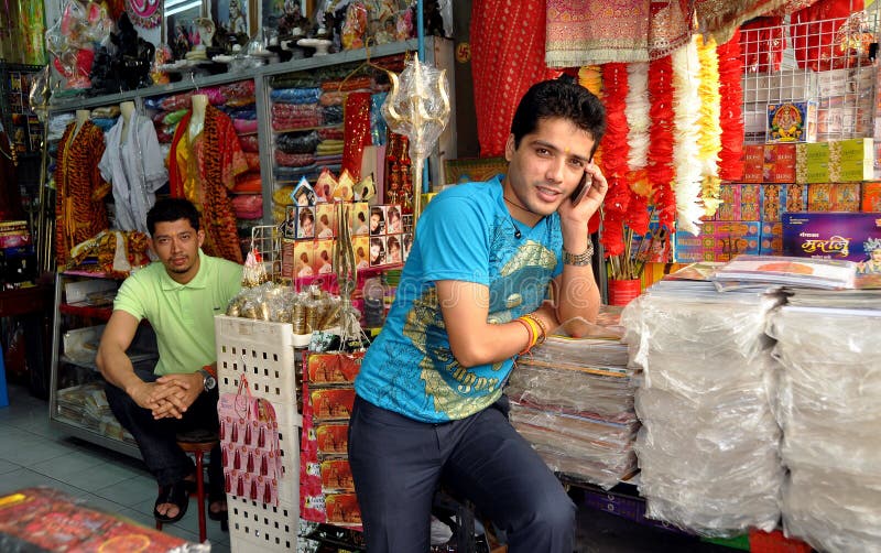 Bangkok, Thailand: Merchants in Little India Editorial Photo - Image of ...