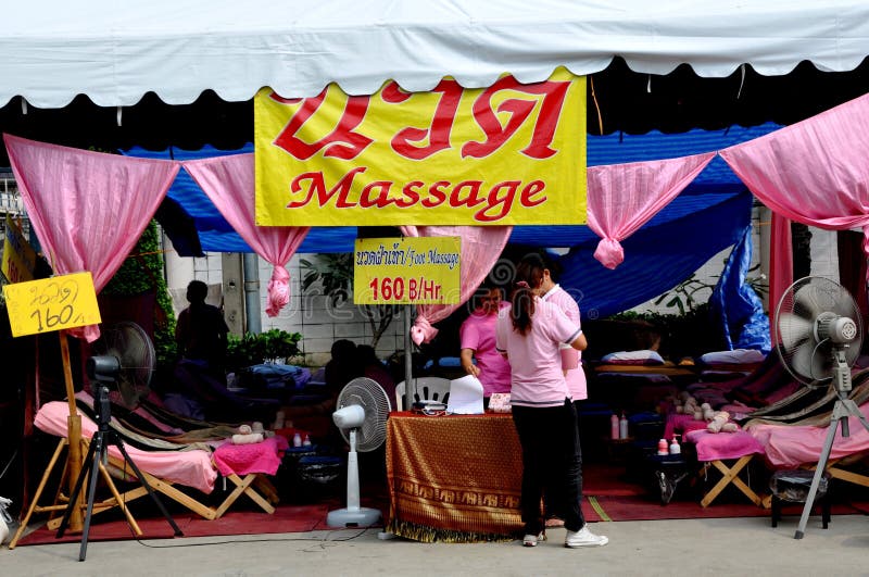 Outdoor Massage stock photo. Image of sunny, therapist - 4987198