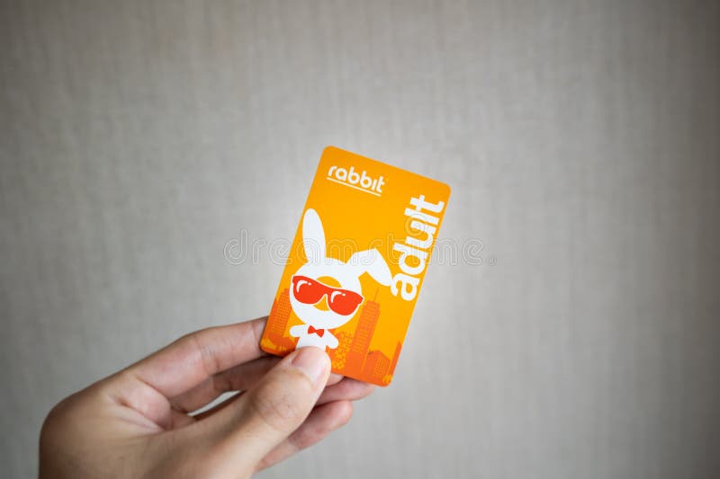 Rabbit Card, a Close-up of E Money Card for Transits in Bangkok ...