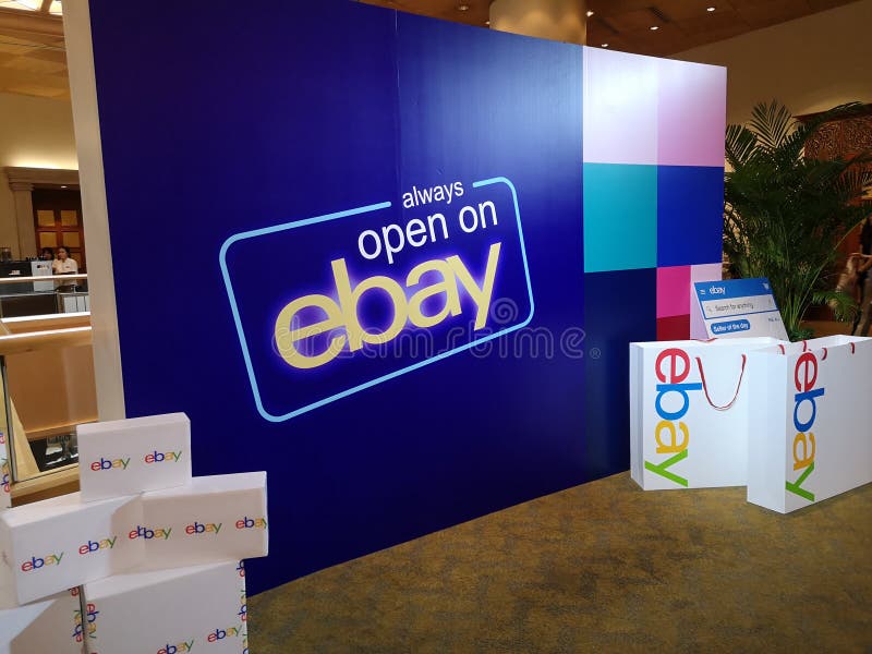 Bangkok, THAILAND - September. 21,2019 : Ebay Backdrop for Event ...
