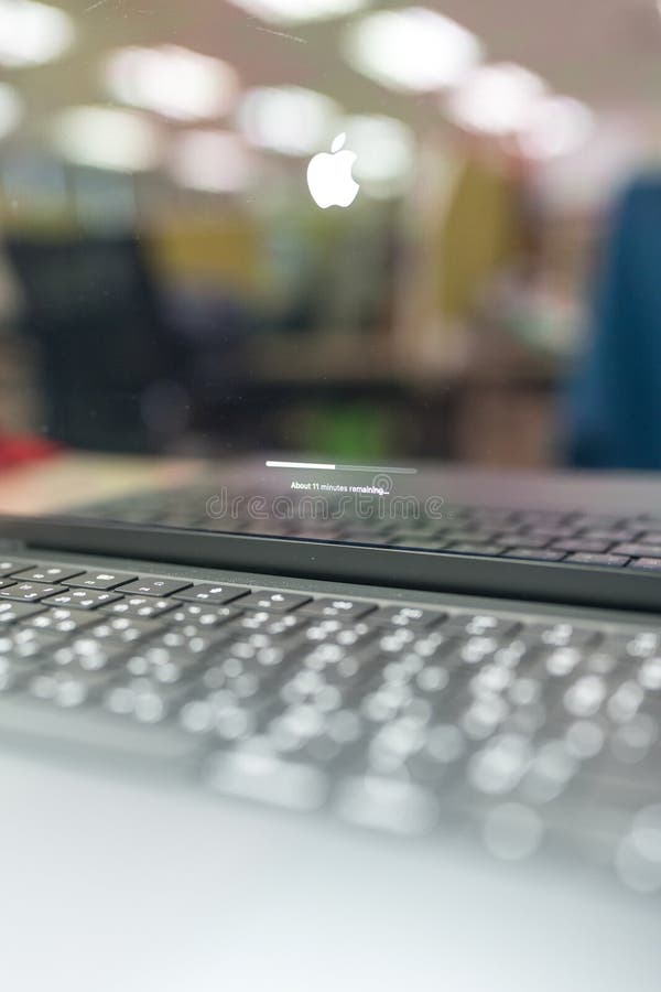 Bangkok, Thailand - September 16, 2024 : Installing Software Update ...