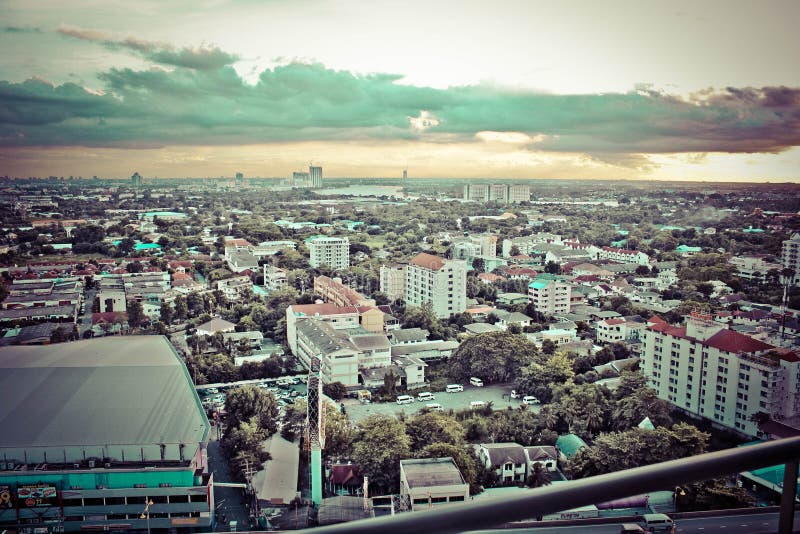 Bangkok view town editorial stock image. Image of city - 83527059