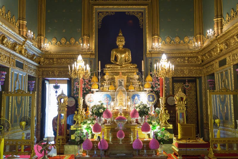 Bangkok, Wat Ratchabophit editorial stock image. Image of exterior ...