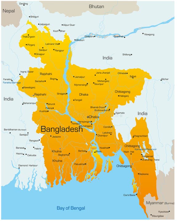 India Bangladesh Map Stock Illustrations – 796 India Bangladesh Map ...