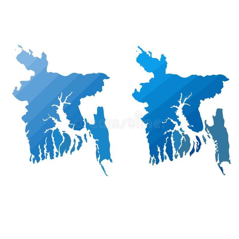 Bangladesh country map stock illustration. Illustration of silhouette ...
