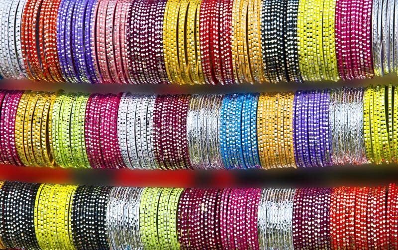 Colorful South Indian Bangles Stock Image - Image of arts, designs ...