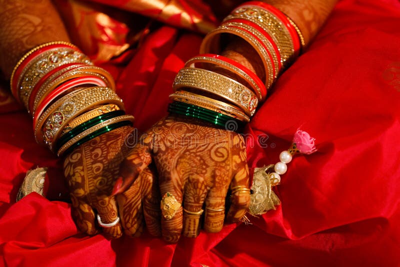 Bangles bride hand stock image. Image of groom, female - 143242825