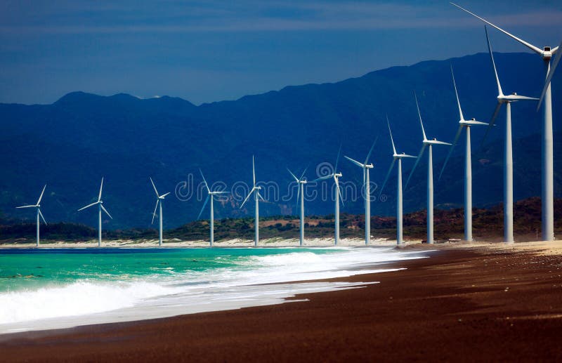 Bangui Windmills stock photo. Image of windmill, white - 31868946