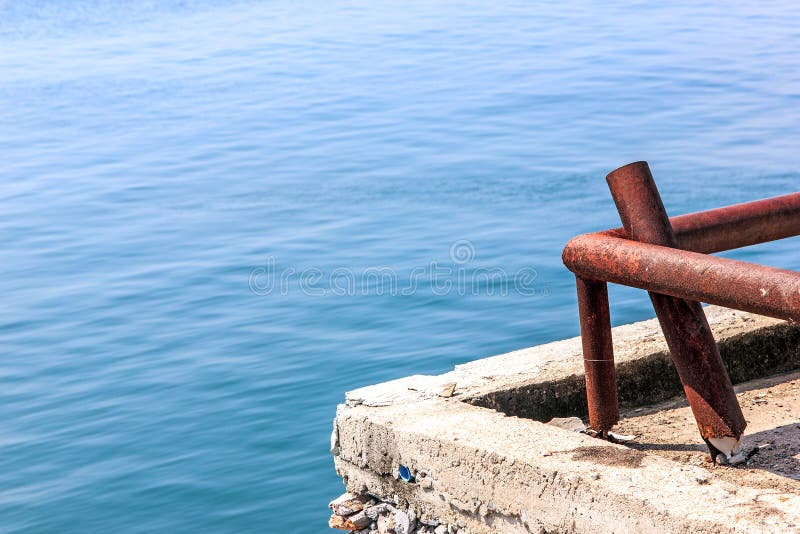 Banister rust stock photo. Image of protection, horizontal - 89587262