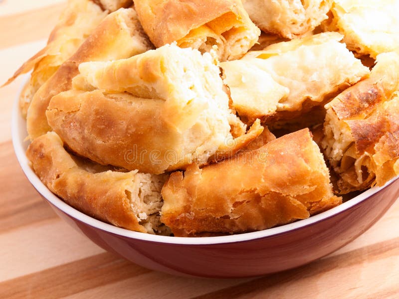 Banitza stock photo. Image of portion, cooked, closeup - 49344238