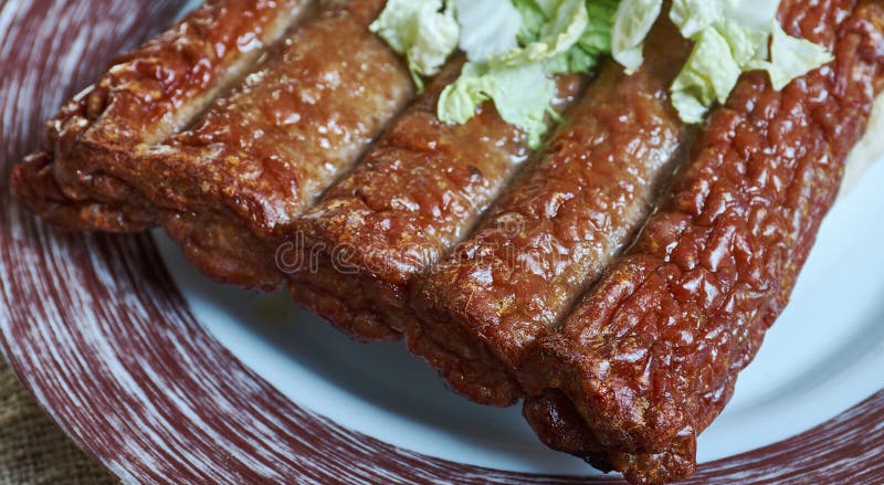 Banjalucki cevapi stock image. Image of cevapi, barbq - 207729955