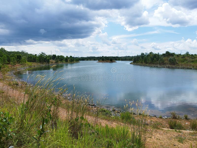 Banjar Village Reservoir stock photo. Image of reservo - 278276844