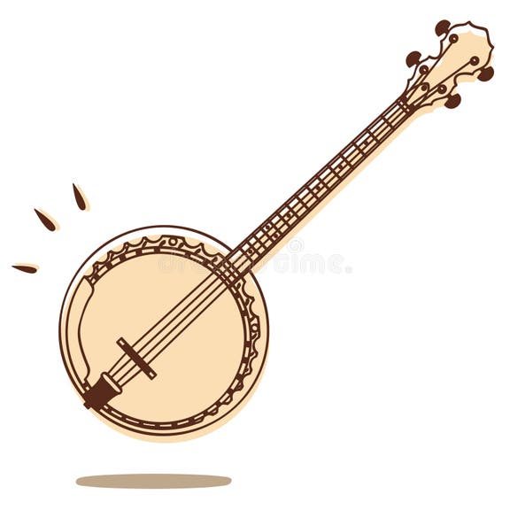 Banjo vector stock vector. Illustration of instrumental - 24487230