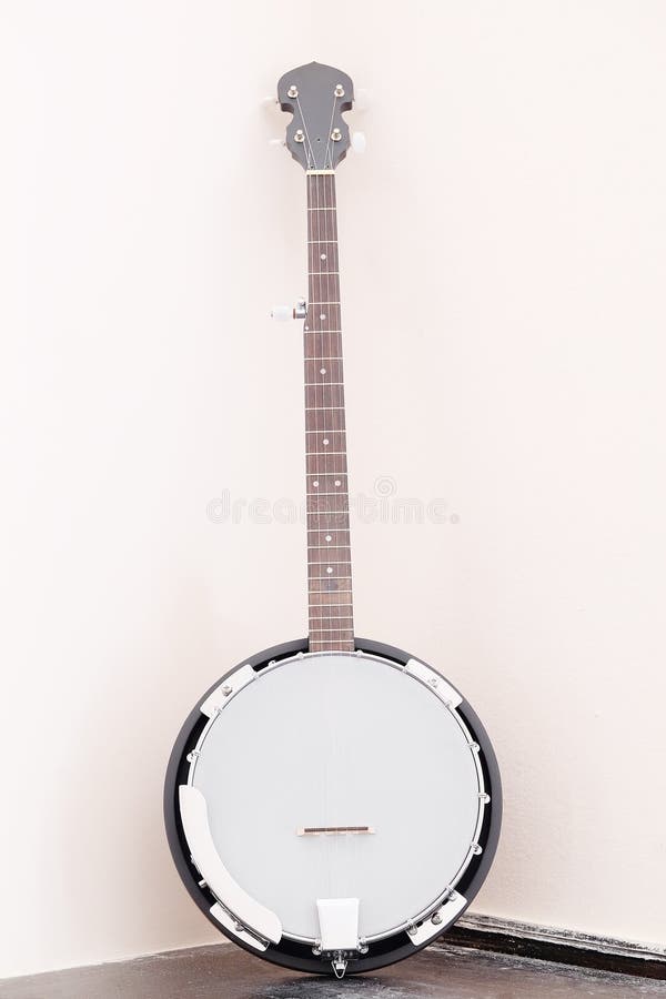 Banjo stock image. Image of white, string, instrument - 58769005