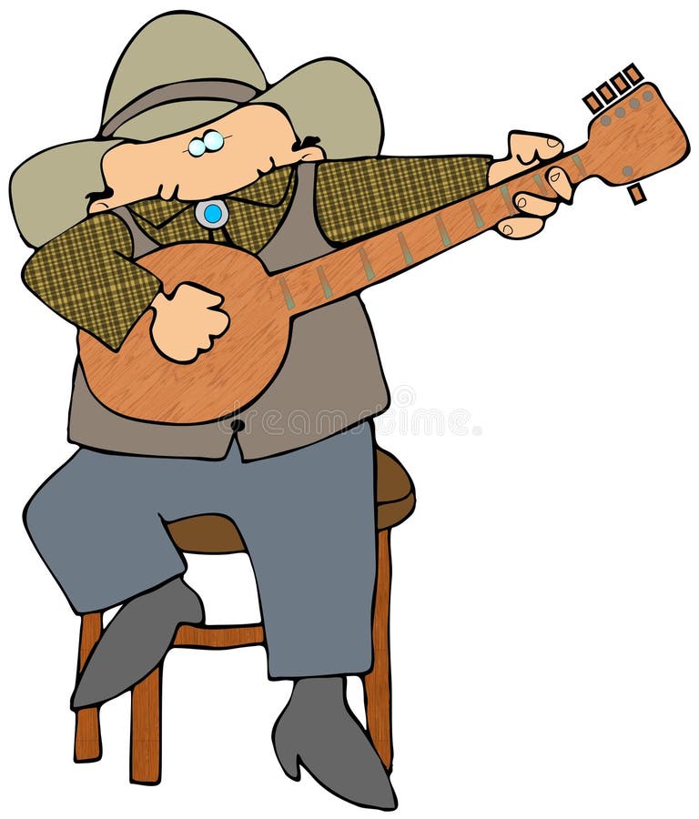 Cartoon Playing Banjo Stock Illustrations – 272 Cartoon Playing Banjo ...
