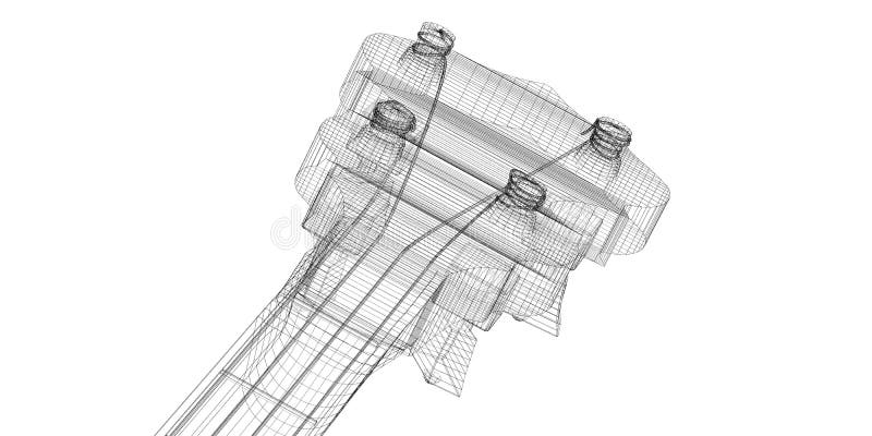 Banjo - 5 string stock illustration. Illustration of model - 48156383