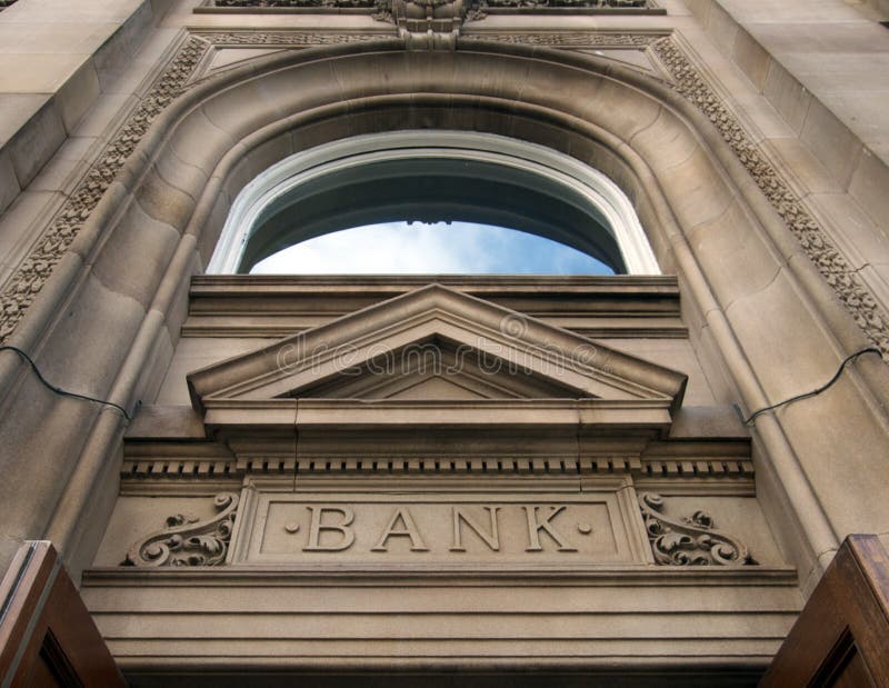 Bank stock photo. Image of doorway, stone, money, safe - 14519500