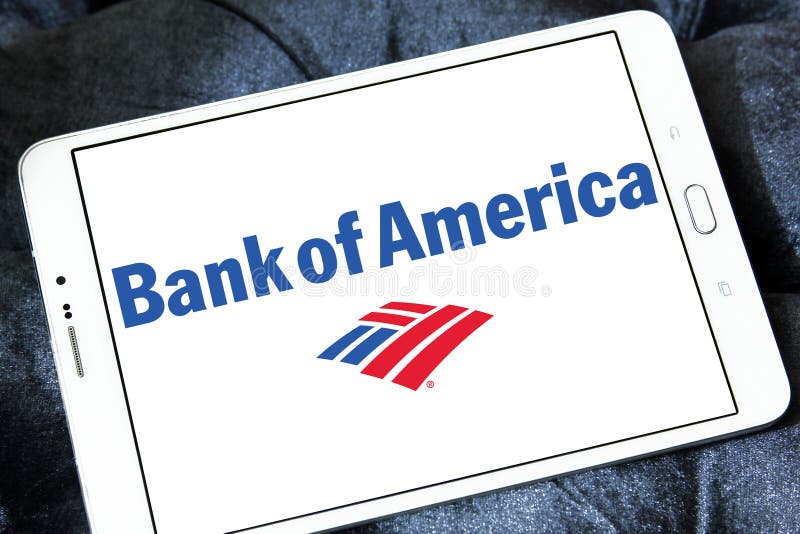 Bank of america logo editorial stock photo. Image of credit - 97062158