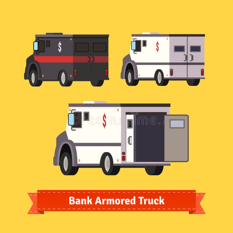 Armoured Bank Van Stock Illustrations – 136 Armoured Bank Van Stock ...