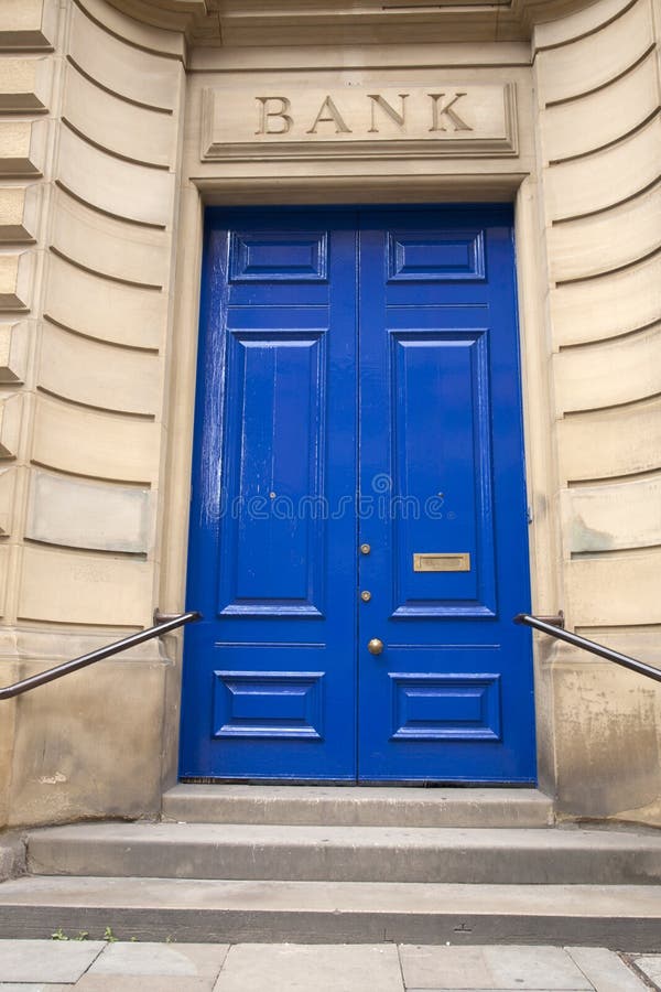 Bank Branch Entrance stock image. Image of door, retail - 42781507