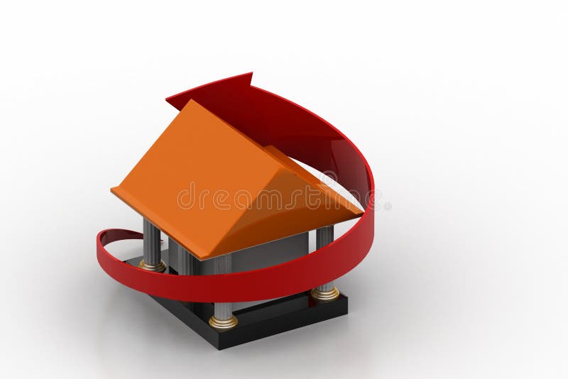 Bank Building Arrow Security Concept Stock Illustrations – 45 Bank ...