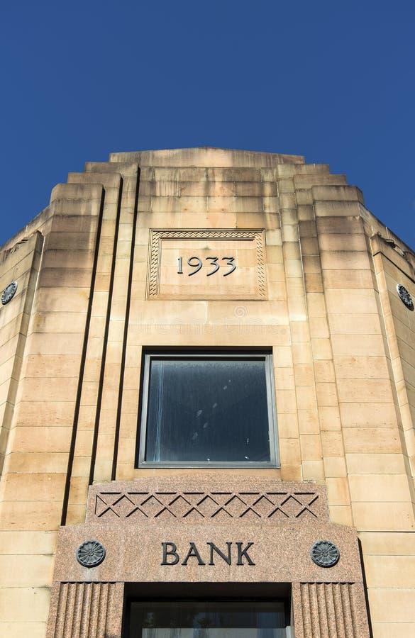 Bank building blue sky stock photo. Image of building - 26940794
