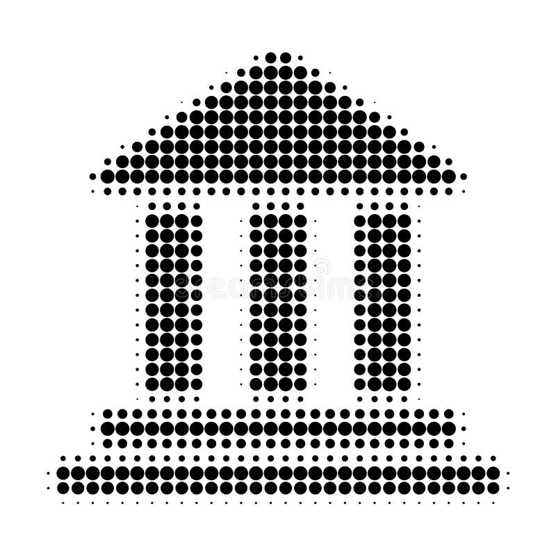 Building Halftone Background Pattern Stock Vector - Illustration of ...