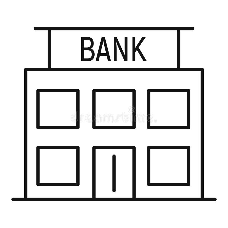 Tax Bank Building Icon, Outline Style Stock Vector - Illustration of ... Tax Bank Building Icon, Outline Style Stock Vector - Illustration of ...