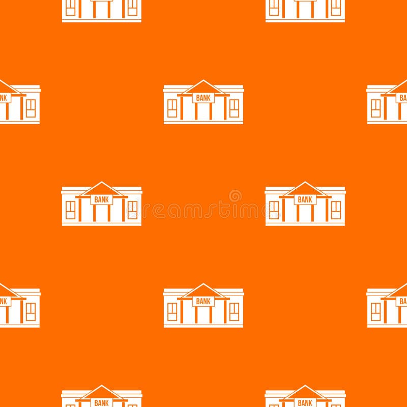 Bank Building Pattern Seamless Stock Vector - Illustration of ...